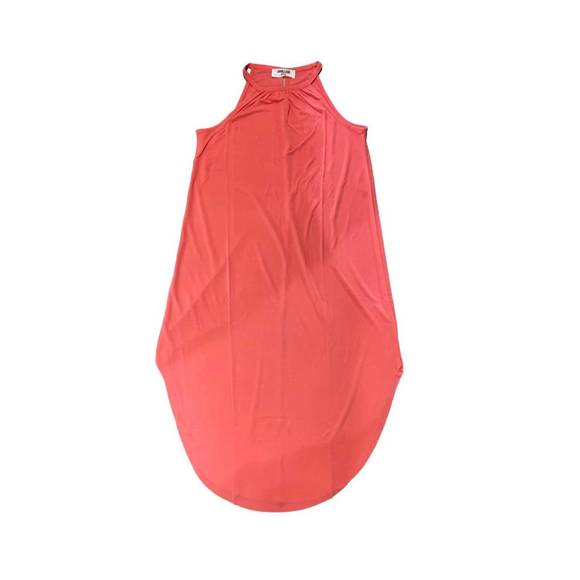 Double Zero | Dresses | New Double Zero Halter Dress In Coral | Poshmark